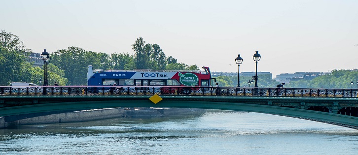 Tootbus Paris Hop on Hop Off | Book now with Global Bus Tours